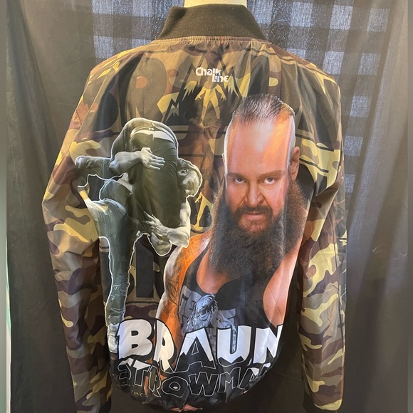 Chalk Line | Jackets & Coats | Braun Strowman Wwe Wrestling Chalk Line ...